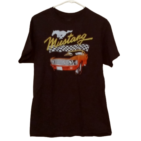 Ford | Tops | Ford Mustang Tee Shirt Unisex Sz M Black Logo Graphic Licensed Short Sleeve | Poshmark